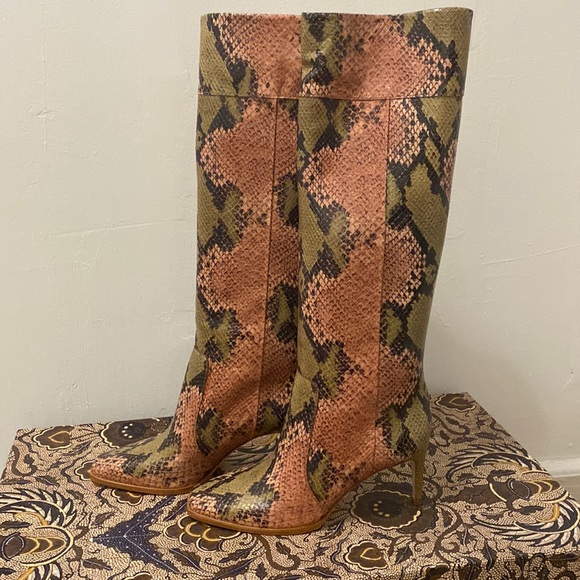 Ulla Johnson | Shoes | Ulla Johnson Python Renata Boot | Poshmark